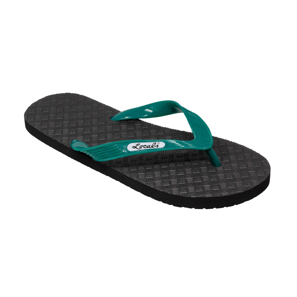 Men's Solid Green Strap Slippah – Locals Hawai'i